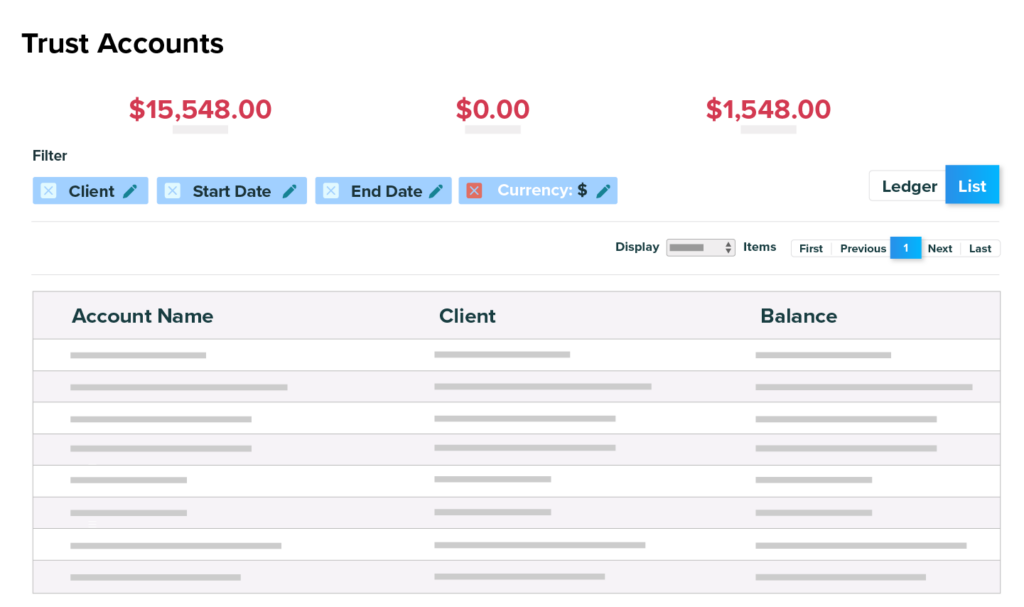 Legal Trust Accounting - Rocket Matter