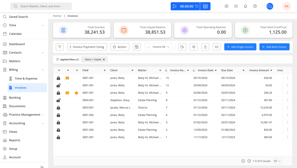 Legal Billing Software for Your Law Firm | Rocket Matter