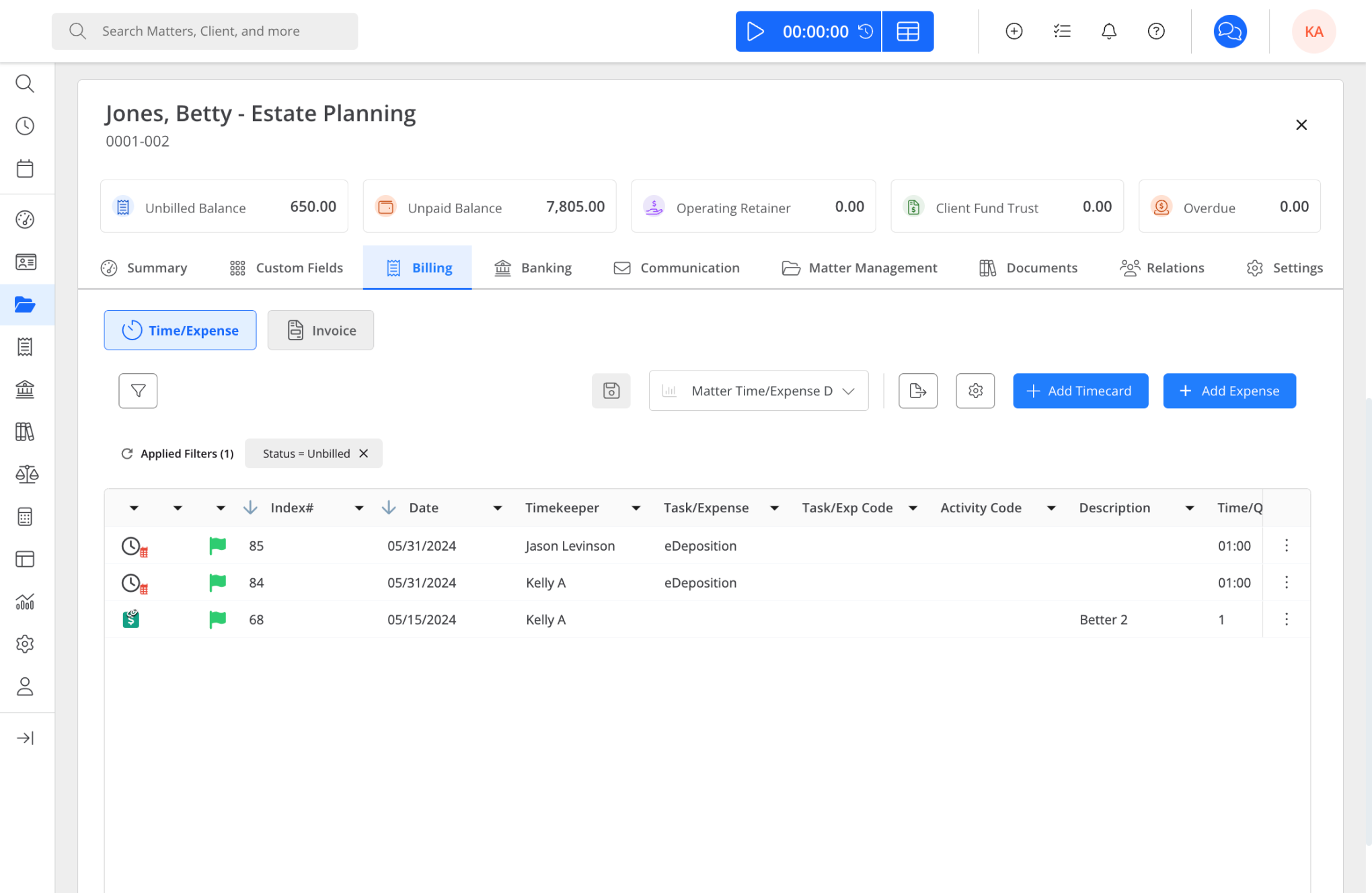 Rocket Matter - Modern Legal Software for Busy Lawyers