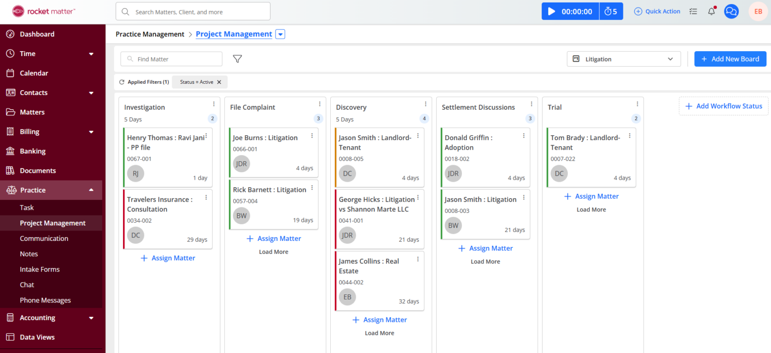 Rocket Matter - Modern Legal Software for Busy Lawyers